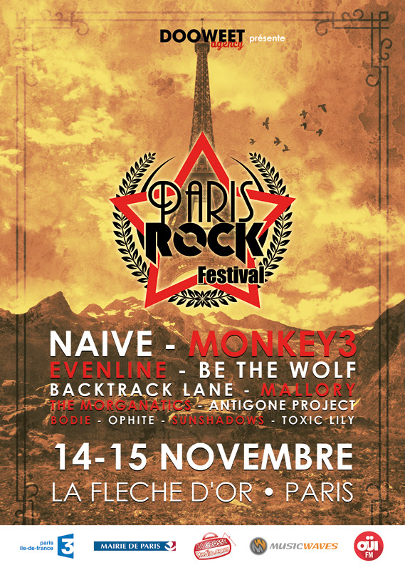 PARIS ROCK FESTIVAL : Première édition les samedi 14 et 15 novembre à ...